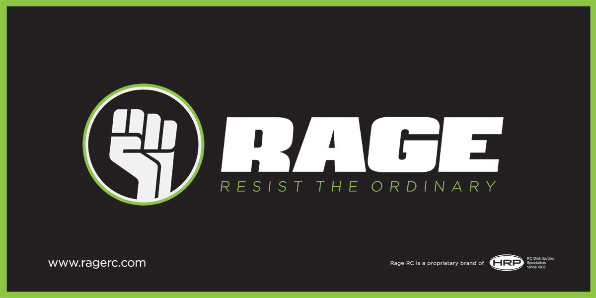 Rage RC Rage Banner 24"x48" RGRBANNER – DRC Hobbies